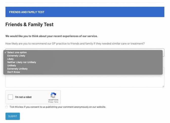 What is the Friends & Family Test