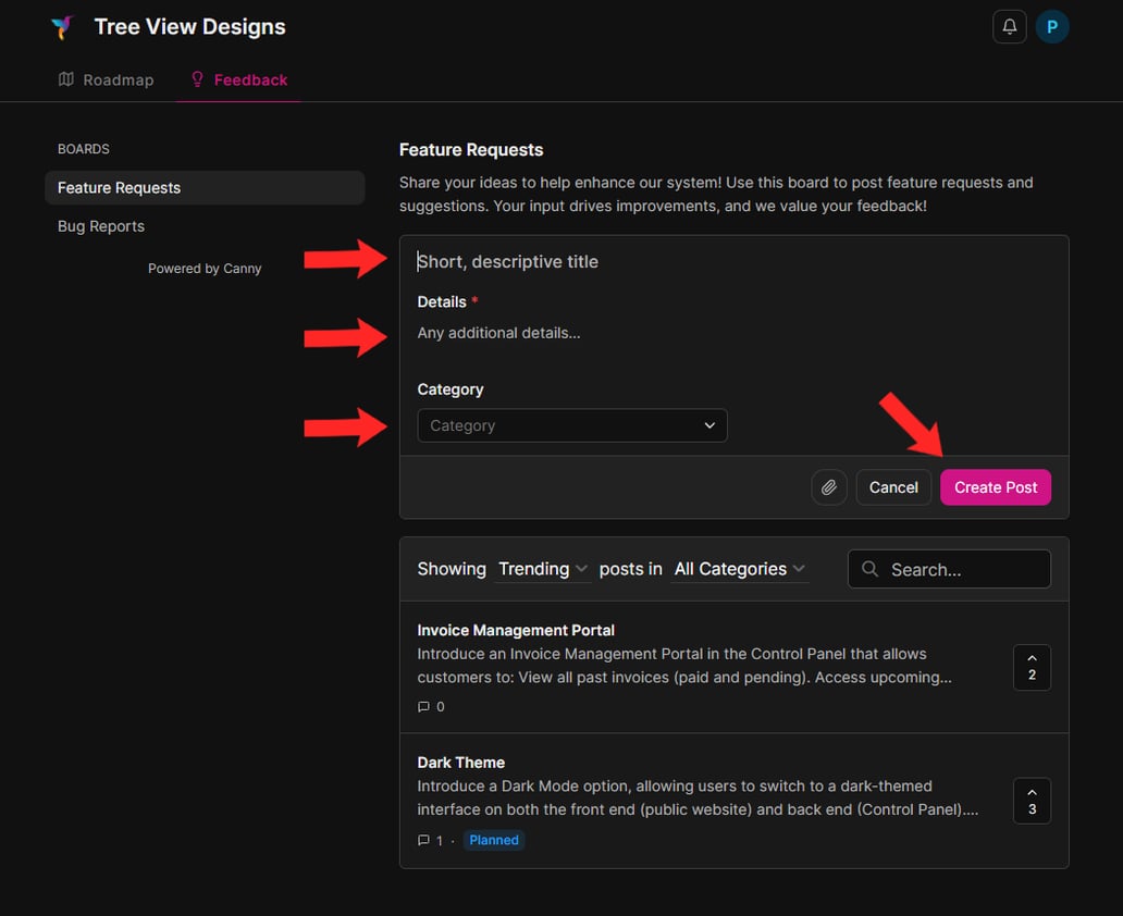 New Feature Request System – How to Submit Ideas and Report Bugs